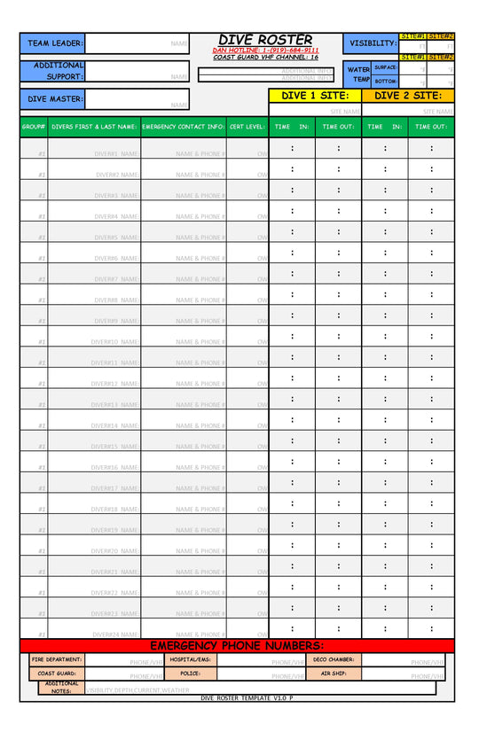 scuba template