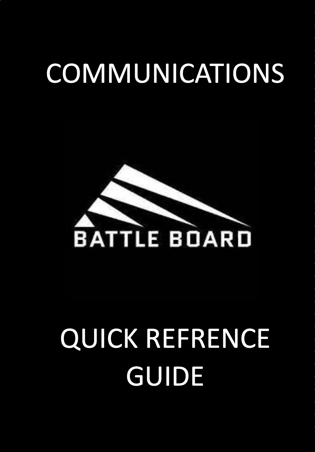 Communications Unit Leader Templates & References – Battle Board